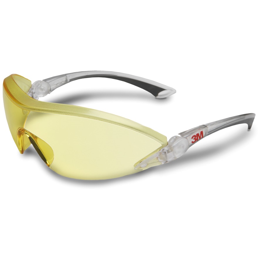 Gafas de seguridad ligeras con ocular amarillo 3M 2842 | C.Turró
