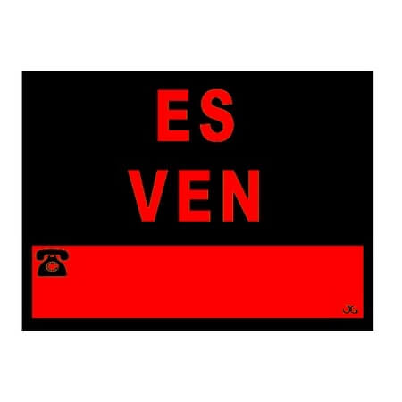Cartell de "Es ven" | "En venda" | Comprar a Comerç Turró